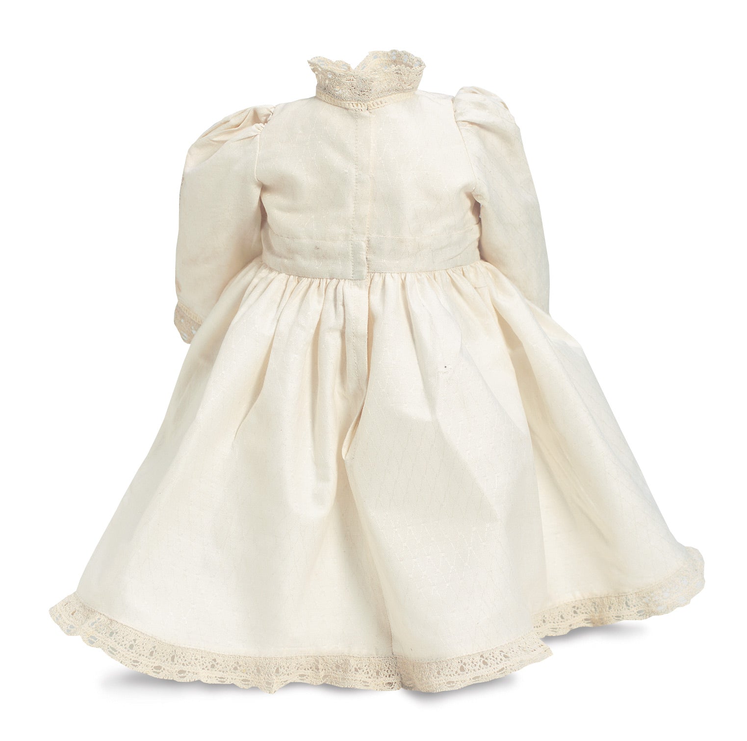 Cream Dress With Lace